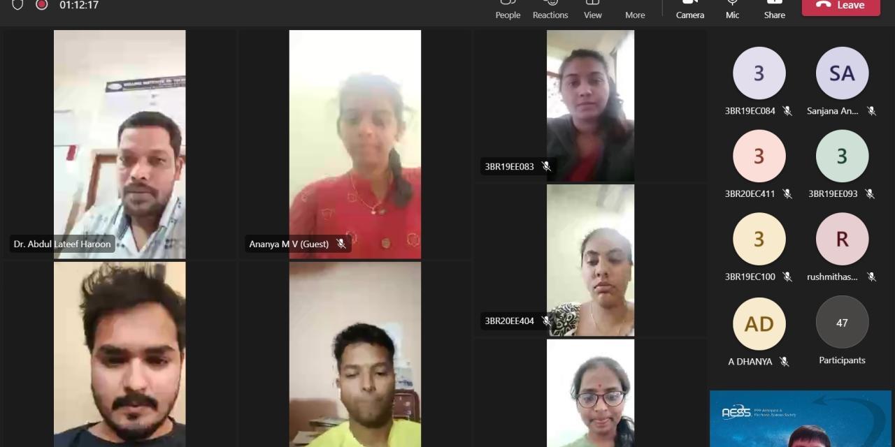 Hongbo Sun at IEEE Bangalore Section, IEEE AESS Student Branch, Ballari ...